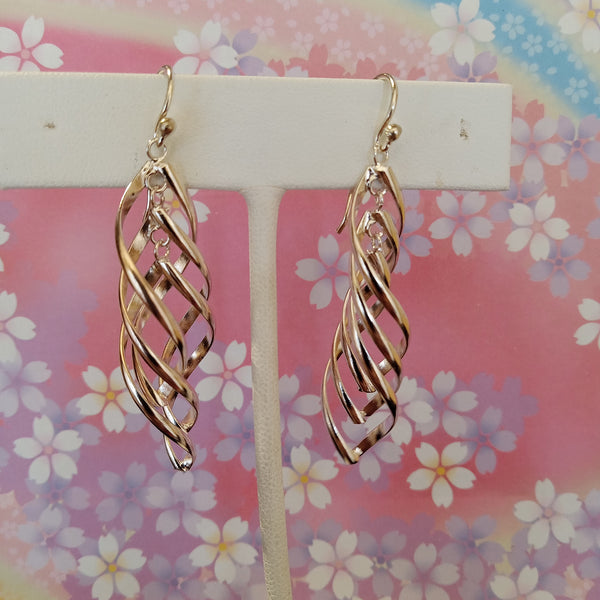 Spiral Wind Chime Hook Earrings – Mar Silver Jewelry